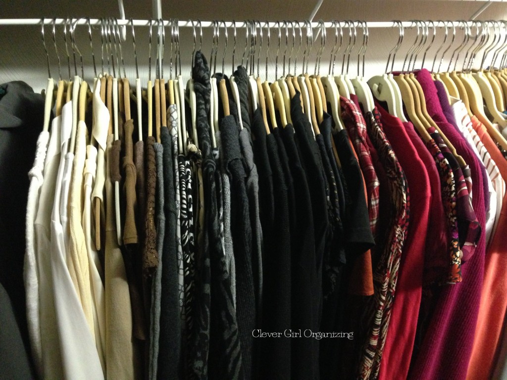 Why your closet should look like a rainbow - Clever Girl Organizing